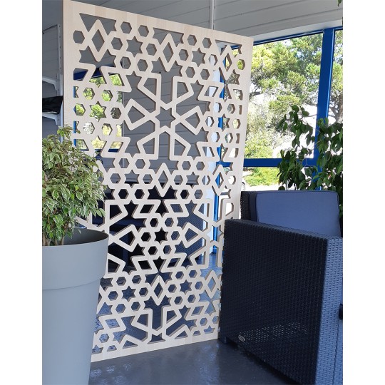 Ma Belle Déco - Claustras Motif Oriental Sur Mesure Bois - PVC - Dibond