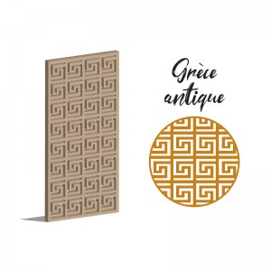 Ma Belle Déco - Claustras Grèce antique Sur Mesure Bois - PVC - Dibond