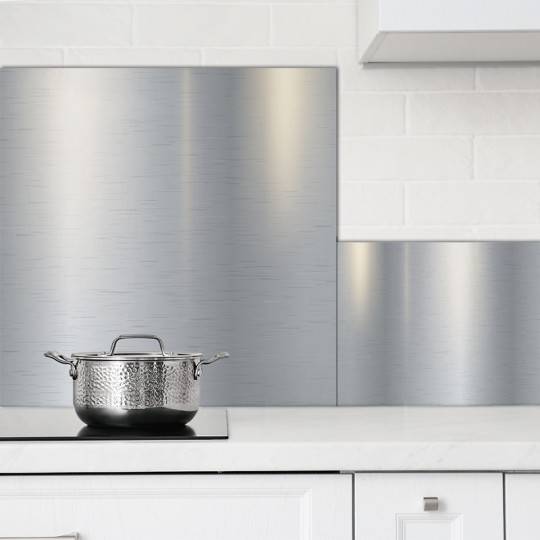Ma Belle Déco - Crédences Cuisine Alu Argent Brossé